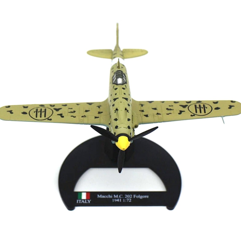 1:72 Macchi MC.202 Folgore Fighter Diecast Alloy Model Plane Collection ...