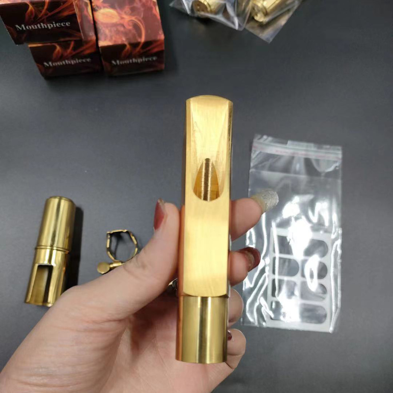 Tenor Saxophone Mouthpiece Bullet Shape #5-9 w/Ligature Reed Teeth ...