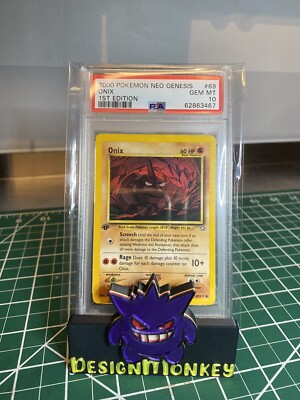 2000 Pokemon Neo Genesis Onix #69 1st Edition PSA 10 | eBay