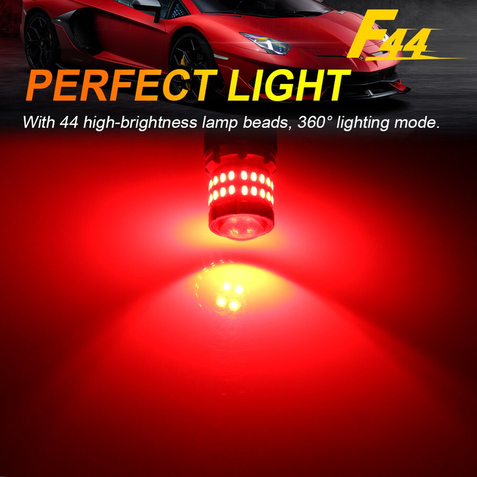 3157 LED Red Brake Tail Stop Light Bulbs For Dodge Ram 1500 2500 3500 ...