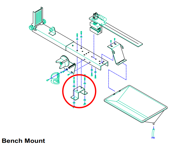 Bench Mount Golf Grip Station Golf Mechanix Tool w/ Clamp Tray or Vise ...