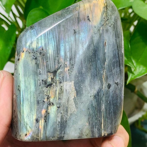 448g Natural Blue Light Flash Labradorite Crystal Mineral Specimen ...