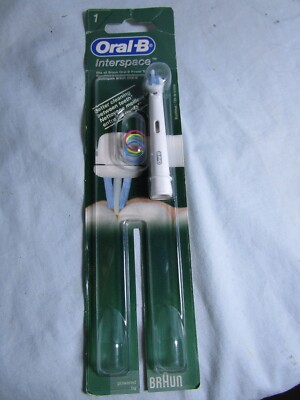 NEW-1 Oral-B Braun IP 17-1 Interspace Replacement Toothbrush Head | eBay