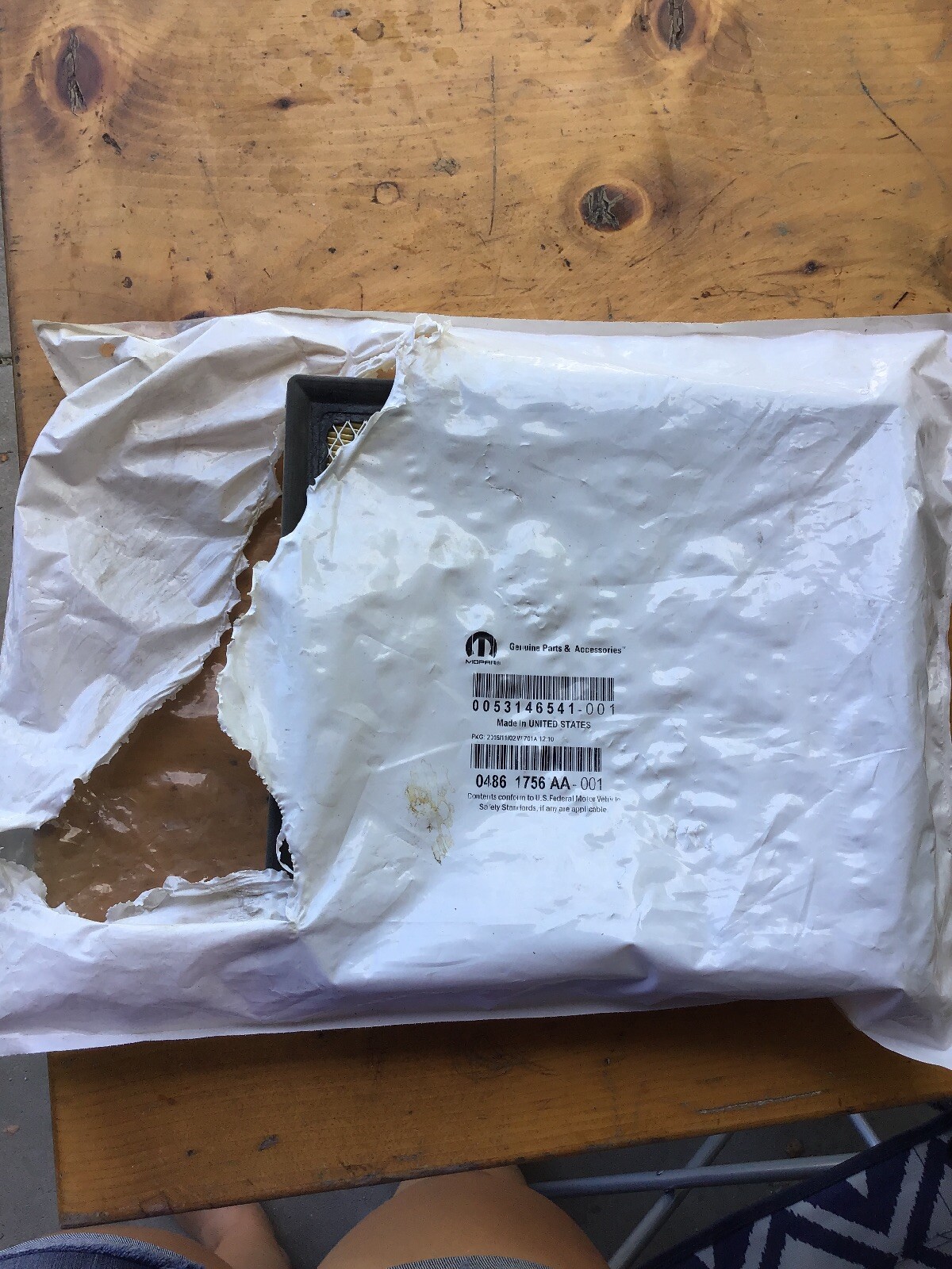 MOPAR 04861756AA - Cross reference air filters