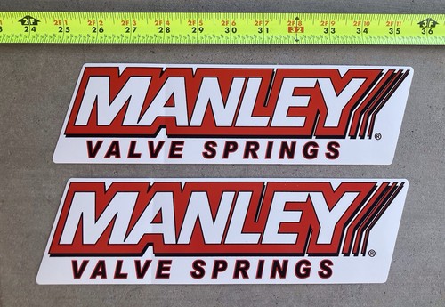 4 Manley authentic original racing decals stickers NHRA NASCAR IHRA ...
