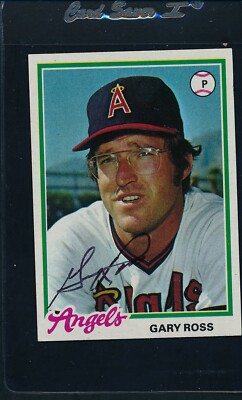 1978 Topps #291 Gary Ross Angels Signed Auto *48052 | eBay