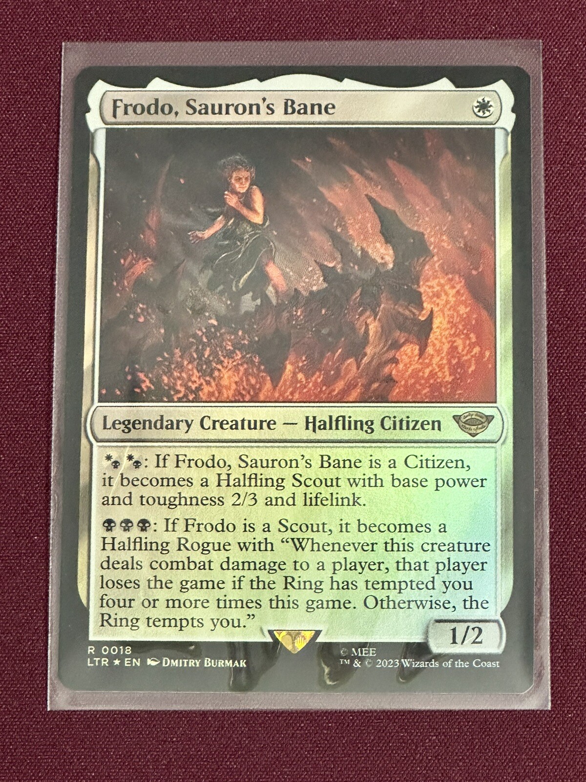 Frodo, Sauron's Bane FOIL, The Lord of the Rings, MTG LTR Magic | eBay