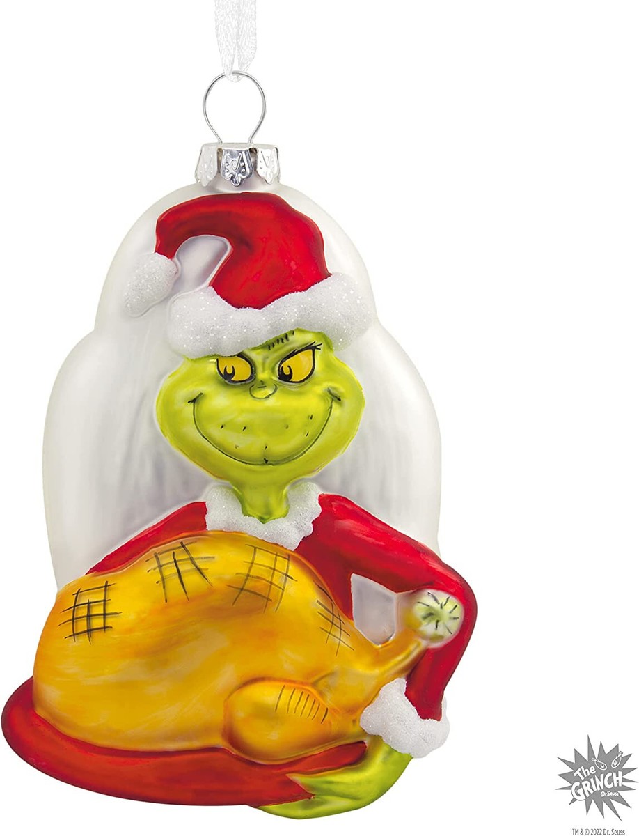 Grinch Light Bulb Ornaments