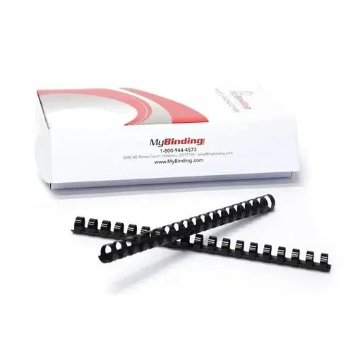 Plastic Binding Combs - 100 pack round Back, 1/2 Inches, 85 Sheets ...