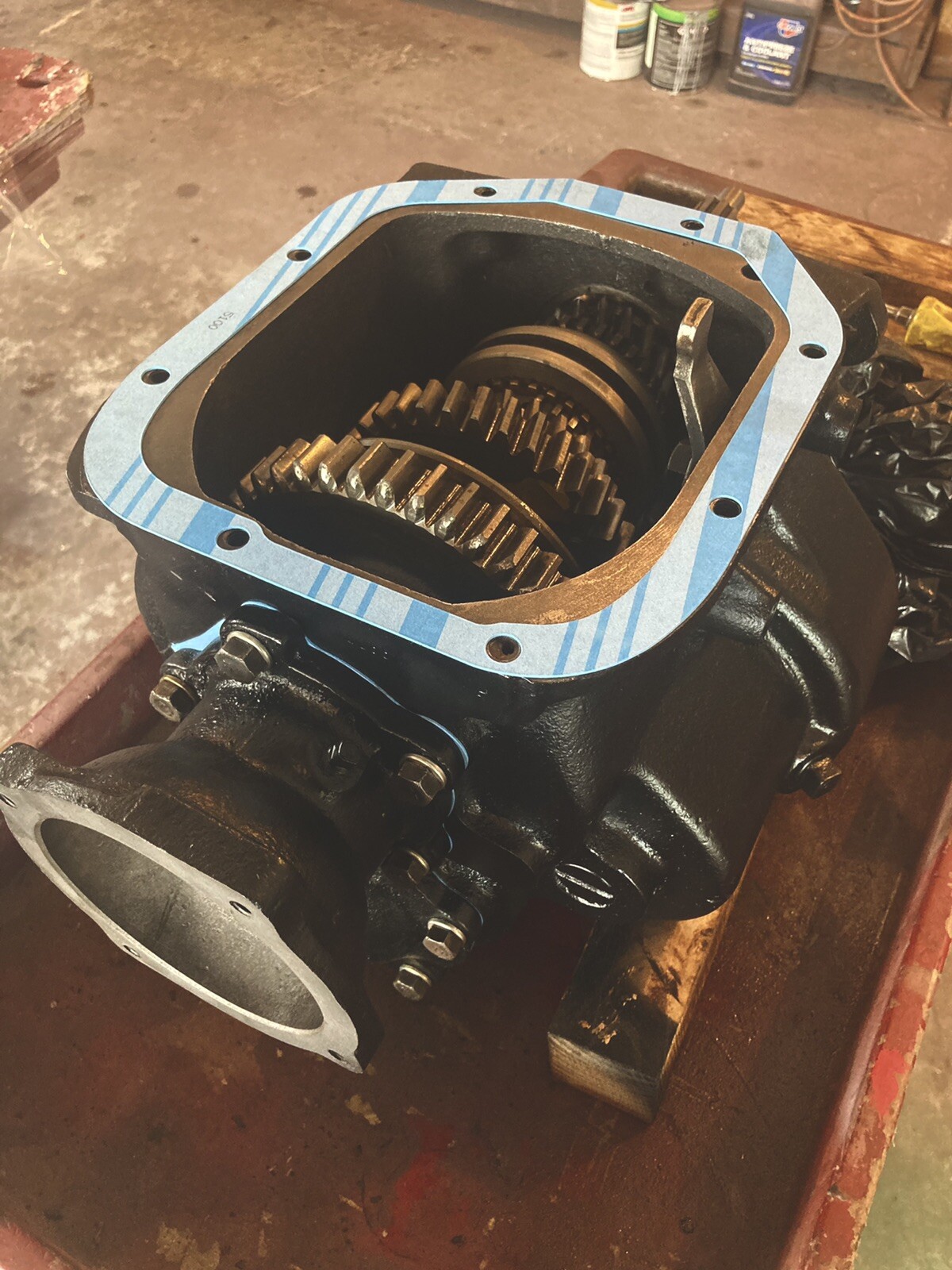 1948 - 59 CHEVY REBUILT SM420 TRANSMISSION 591665 NEW BEARINGS READY TO ...