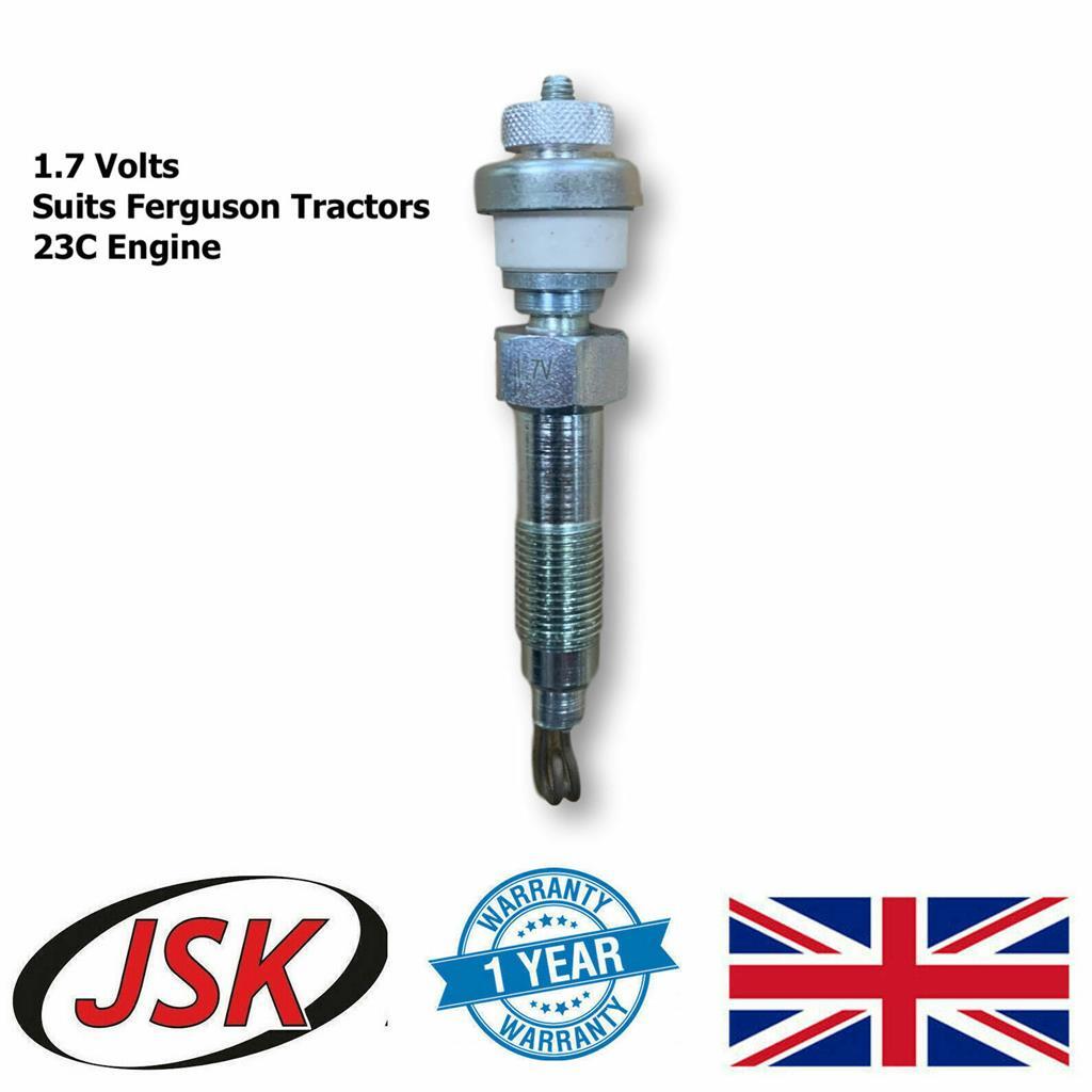 Heater Glow Plug Dual Coil for Massey Ferguson FE35 TEF20 Tractor 23C ...