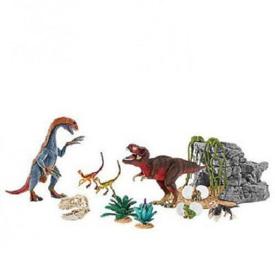 Schleich 42267 Large Dinosaurs with Cave Set T-rex Toy - NIB | eBay