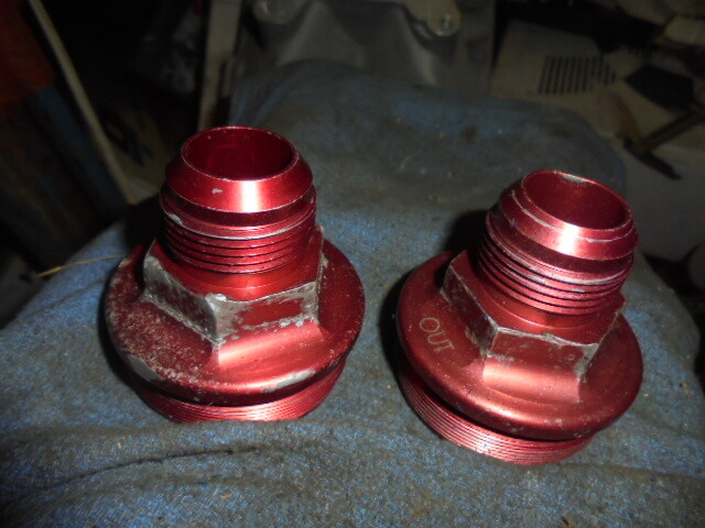 OIL Filter End Caps Peterson 16AN 09-0400-016 IMCA ARCA LMS WISSOTA ...