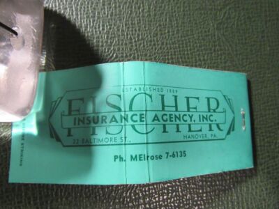 Matchbook - Fischer Insurance Agency Hanover PA FULL | eBay