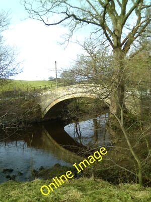 Photo 6x4 Wath Bridge Pateley Bridge Narrow humped road bridge over the ...