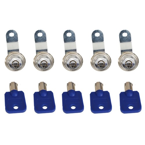 5 Set 27mm Cam Lock+Key Kit For Pinball Machine Arcade Cabinet Door ...