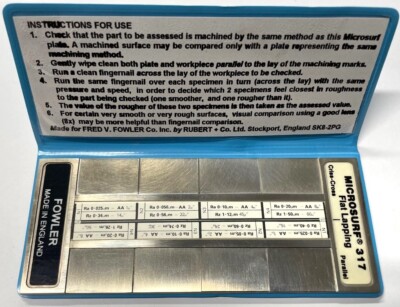 Inspection Gauges - Surface Roughness Scale