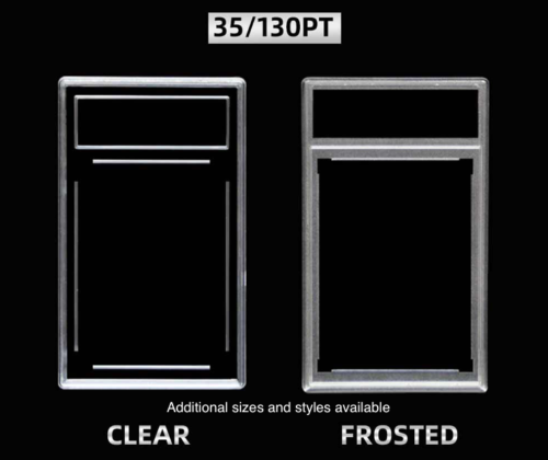 Empty Graded Card Slab for Trading Sports Cards - Clear Border - For ...