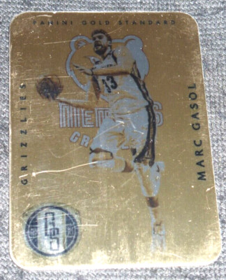 2012-13 Panini Gold Standard Metal w/Protector Film ~ MARC GASOL #58 ...