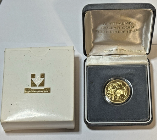 1984 Australia's First Aluminum Bronze $1 Proof Coin | eBay