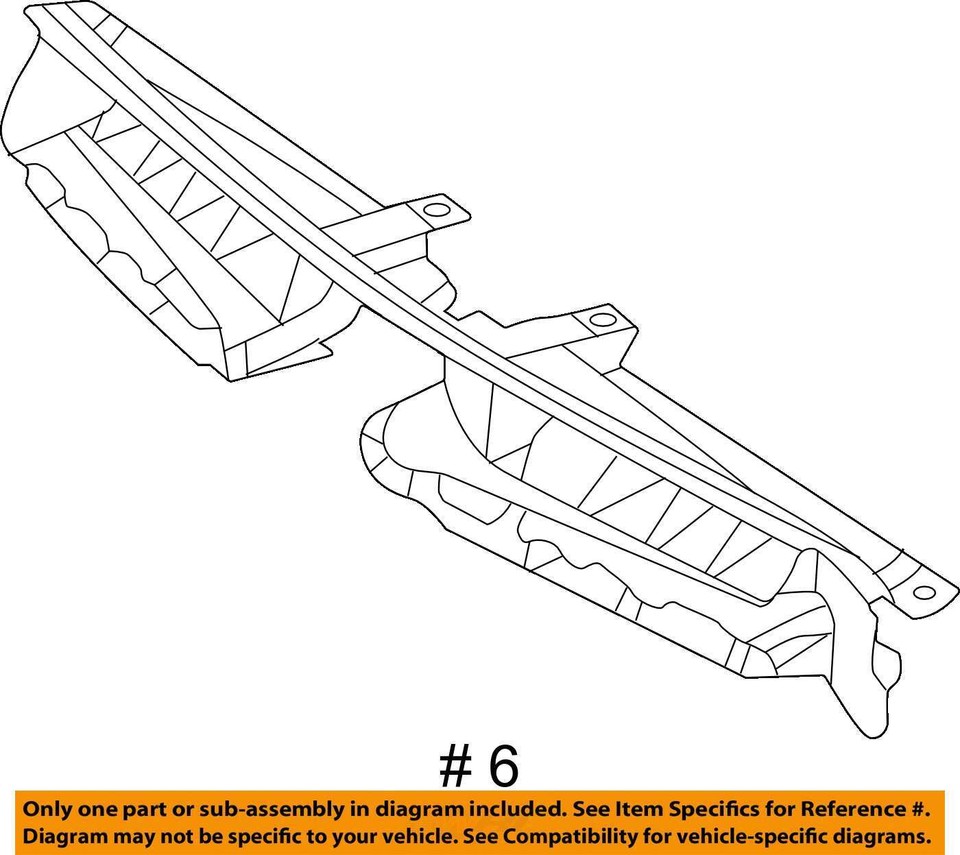 MERCEDES OEM 20-21 GLE350 Front Bumper Grille-Stiffener 1678858302 | eBay