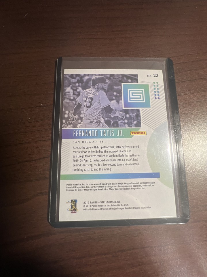 2019 Panini Status #22 Fernando Tatis Jr. Padres RC | eBay