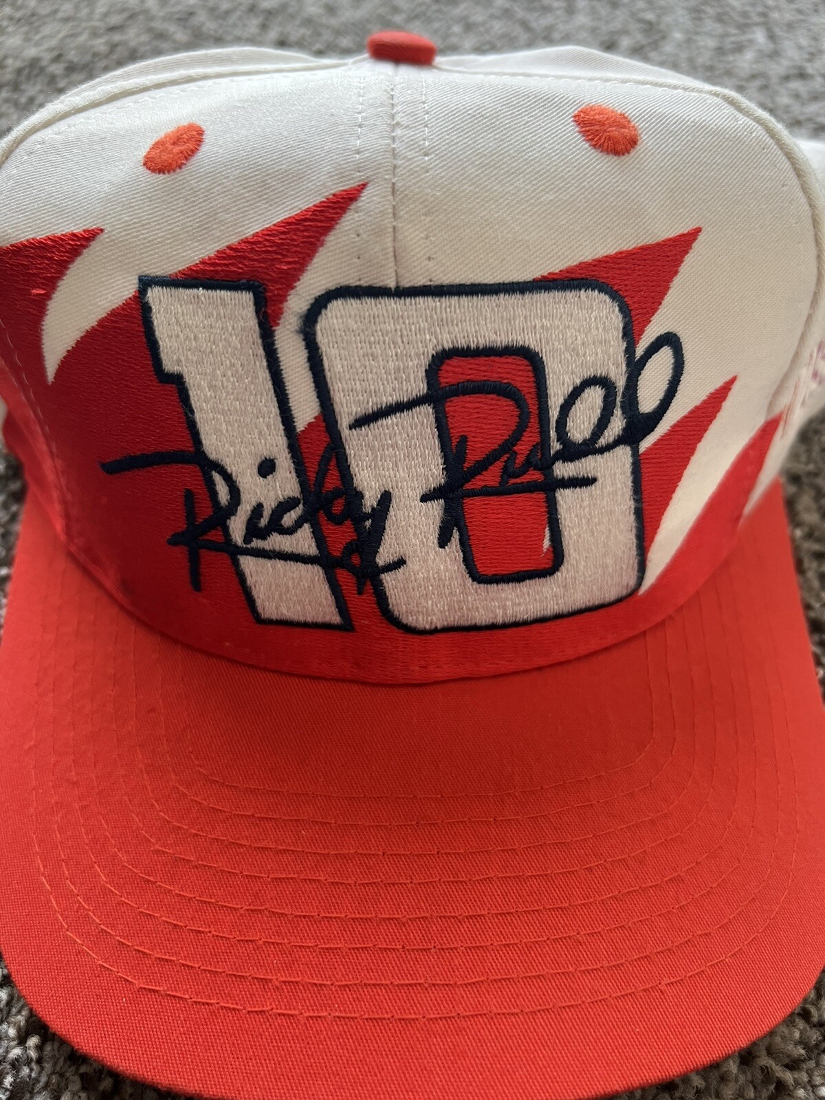 Vintage Ricky Rudd Logo 7 Sharktooth Nascar Snapback - Gem