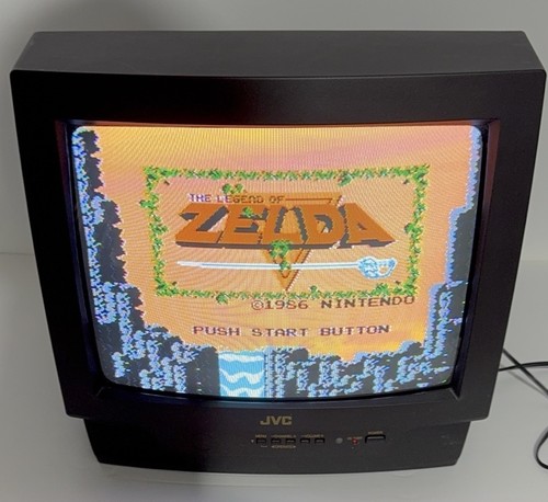 JVC C-13910 CRT 13-Inch TV VTG Gaming Color Television TESTED WORKS ...