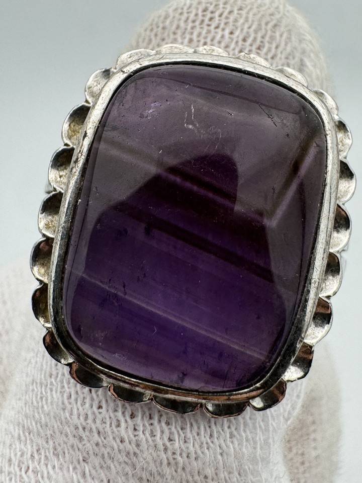 HUGE Ametrine Quartz Sterling Silver Vintage Ring 10.5 | eBay