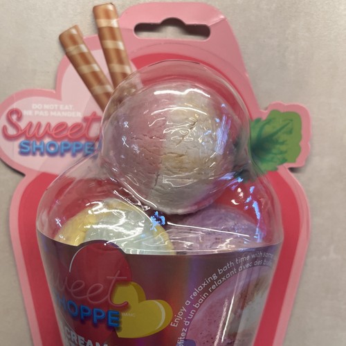Sweet Shoppe Ice Cream Scoop Bath Bubbles & Rock Candy bath salt sticks ...