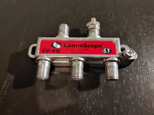 Commscope SV-4G 4-way Digital Cable Coaxial Splitter 5-1002mhz Comcast ...