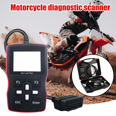 Motorcycle Code Reader Diagnostic OBD-II Scanner Tool for Yamaha Honda ...
