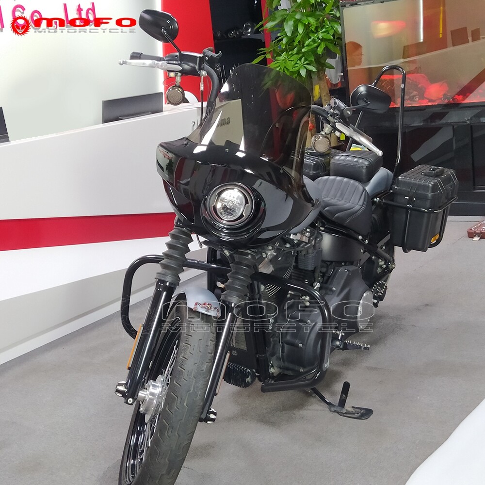 Tall Headlight Fairing Windshield Kit For Harley Dyna Sportster XL1200 ...