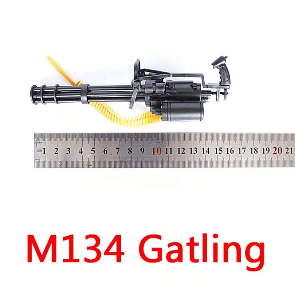 1/6 Scale M134 Gatling Machine Gun Weapon Military For 12" Action ...
