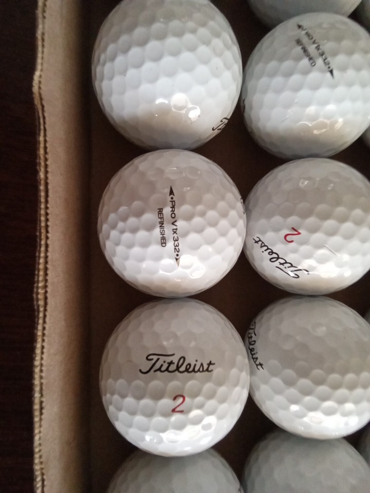 24 Titleist ProVRF 88738 Refinished Pro V1x 332 New Refinished | eBay
