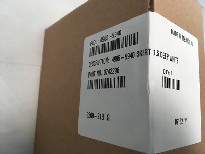 (2) Simplex 4905-9940 Skirt 1.5" Deep SV White | eBay