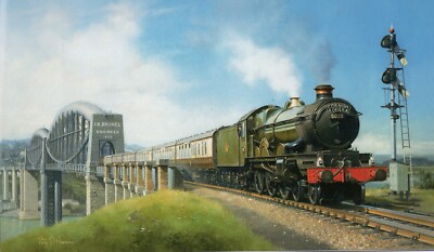 STEAM TRAINS & RAILWAYS LOCO LLANTILO CASTLE CROSSING TAMAR BRIDGE ...