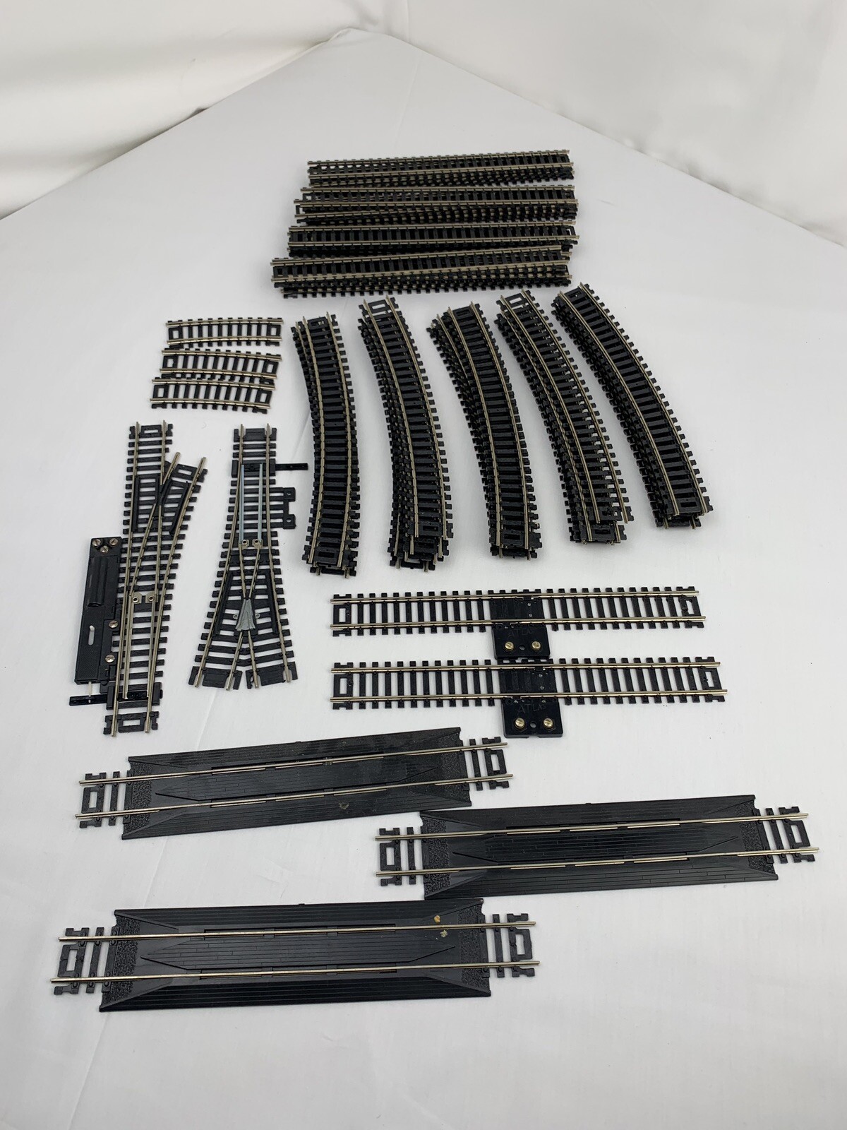 Vintage train Snap track Lot of 53 Atlas Snap Tracks | eBay
