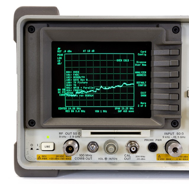 HP/Agilent 8593E Portable Spectrum Analyzer for sale online | eBay
