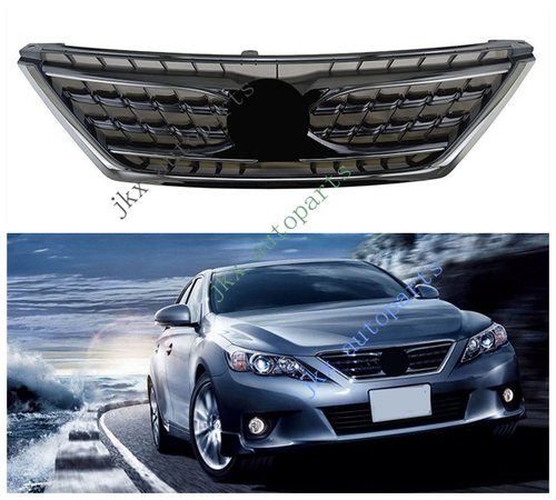 Black Front Grille Vent Hood Grille X LOGO For Toyota Mark X / Reiz ...