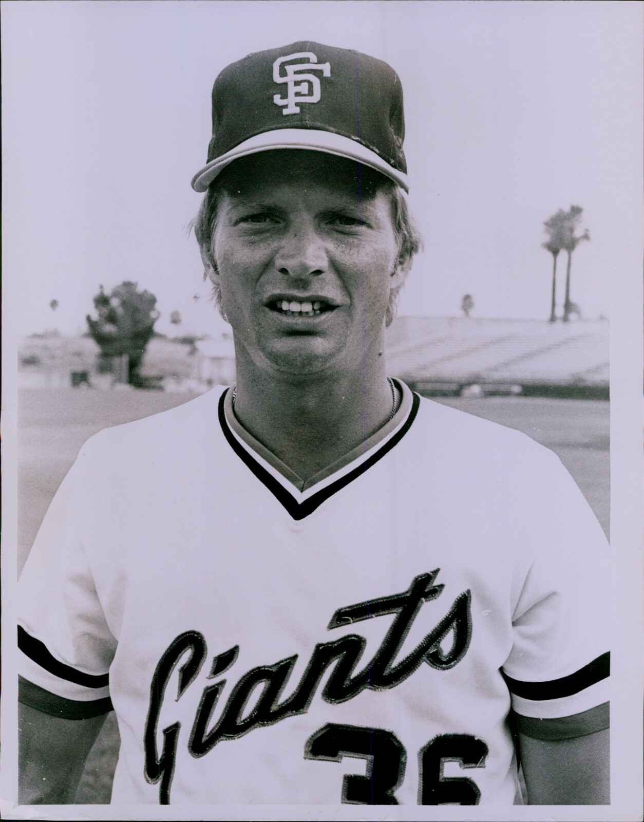 LG806 1978 Original Photo SKIP JAMES San Francisco Giants Baseball ...