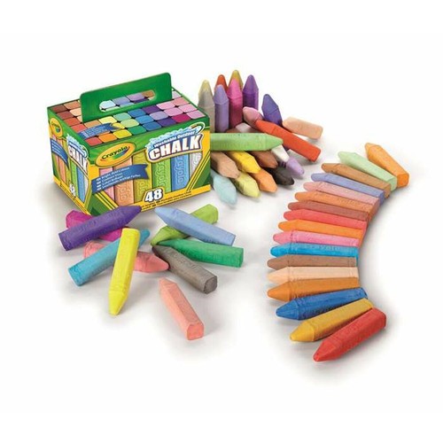Craies de sol Crayola Maxi Multicouleur Lavable 48 Pièces 17 x 13 x 12 ...