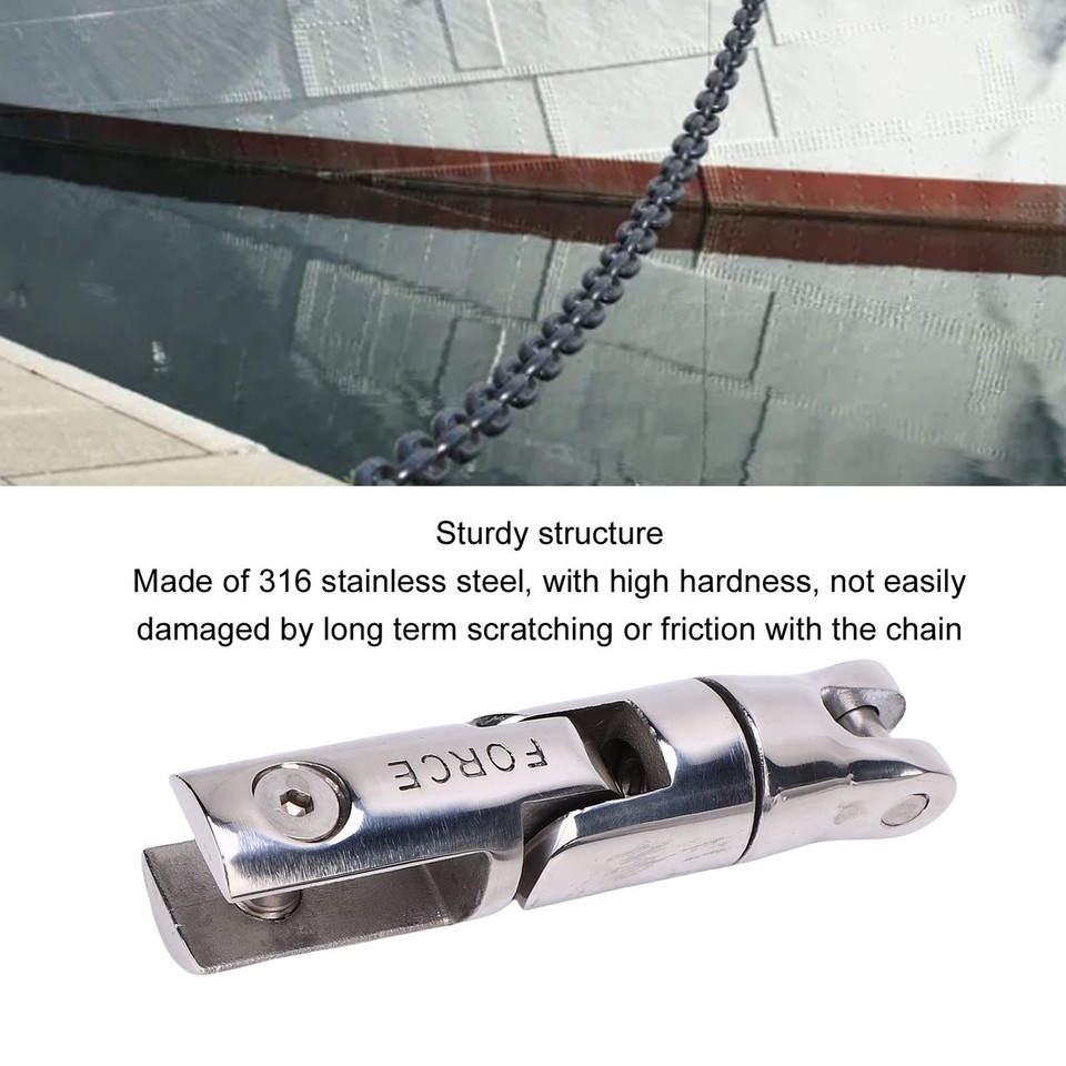 Boat Multi Directional Swivel Roller Effective Anchoring Boat Chain ...