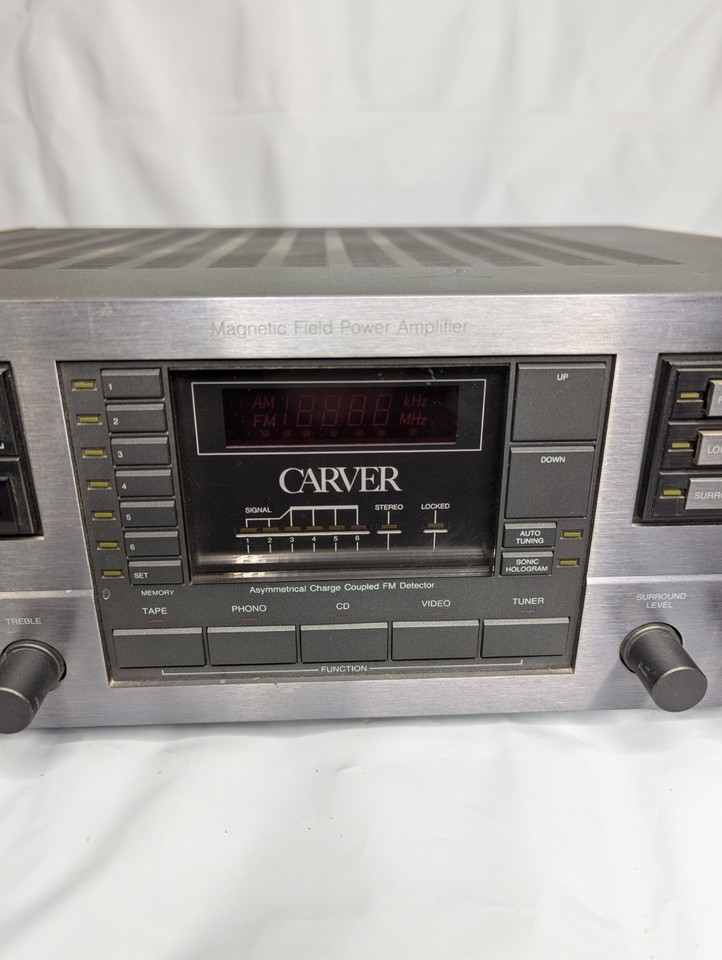 Vintage Carver AVR100 Audio Stereo Receiver Magnetic Field Power ...