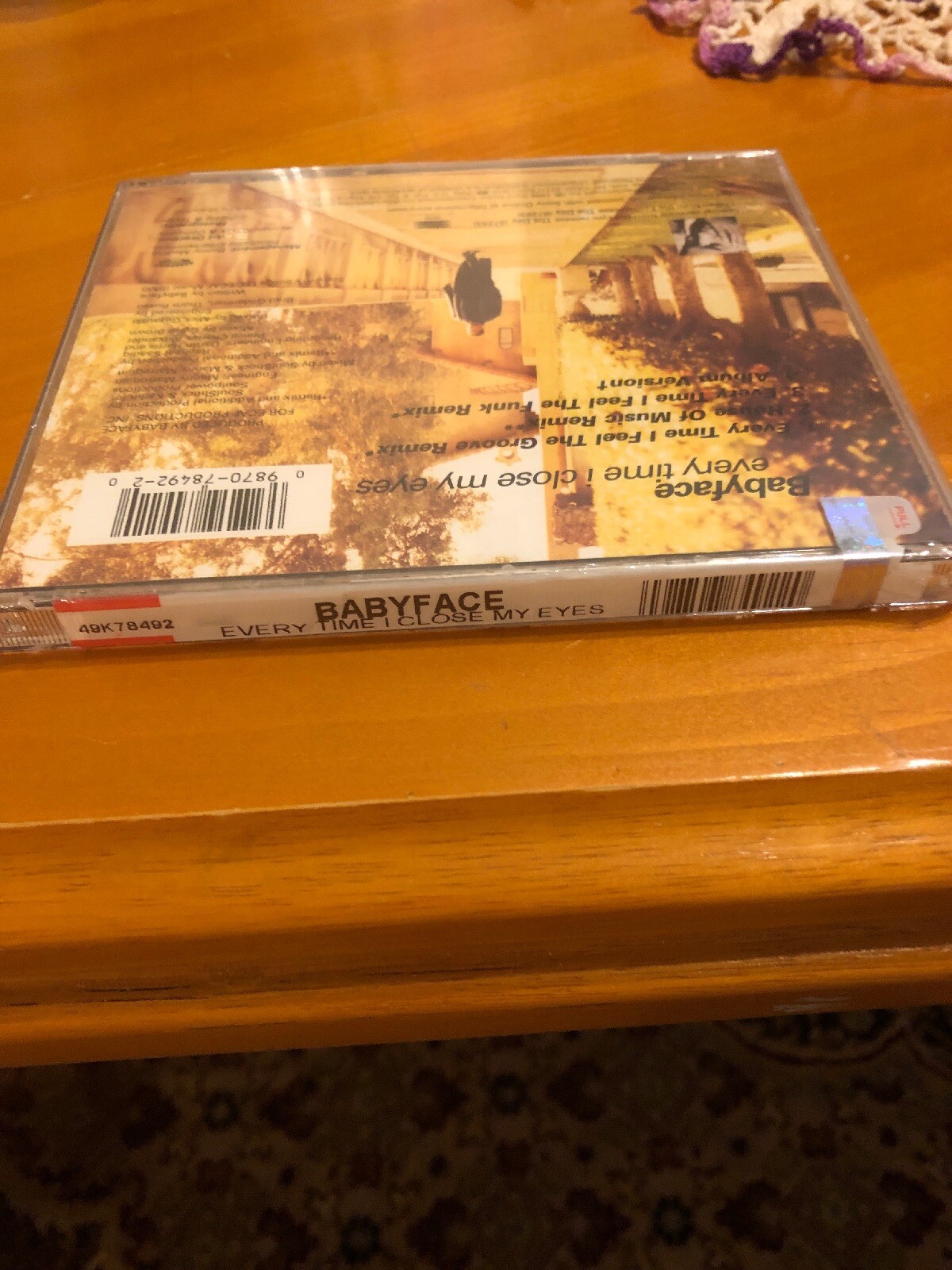 BABYFACE - Every Time I Close My Eyes (CD Single, 1996) Factory Sealed ...