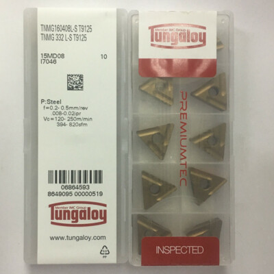 10PCS/BOX New Tungaloy Toshiba NC blade TNMG160408L-S T9125 | eBay