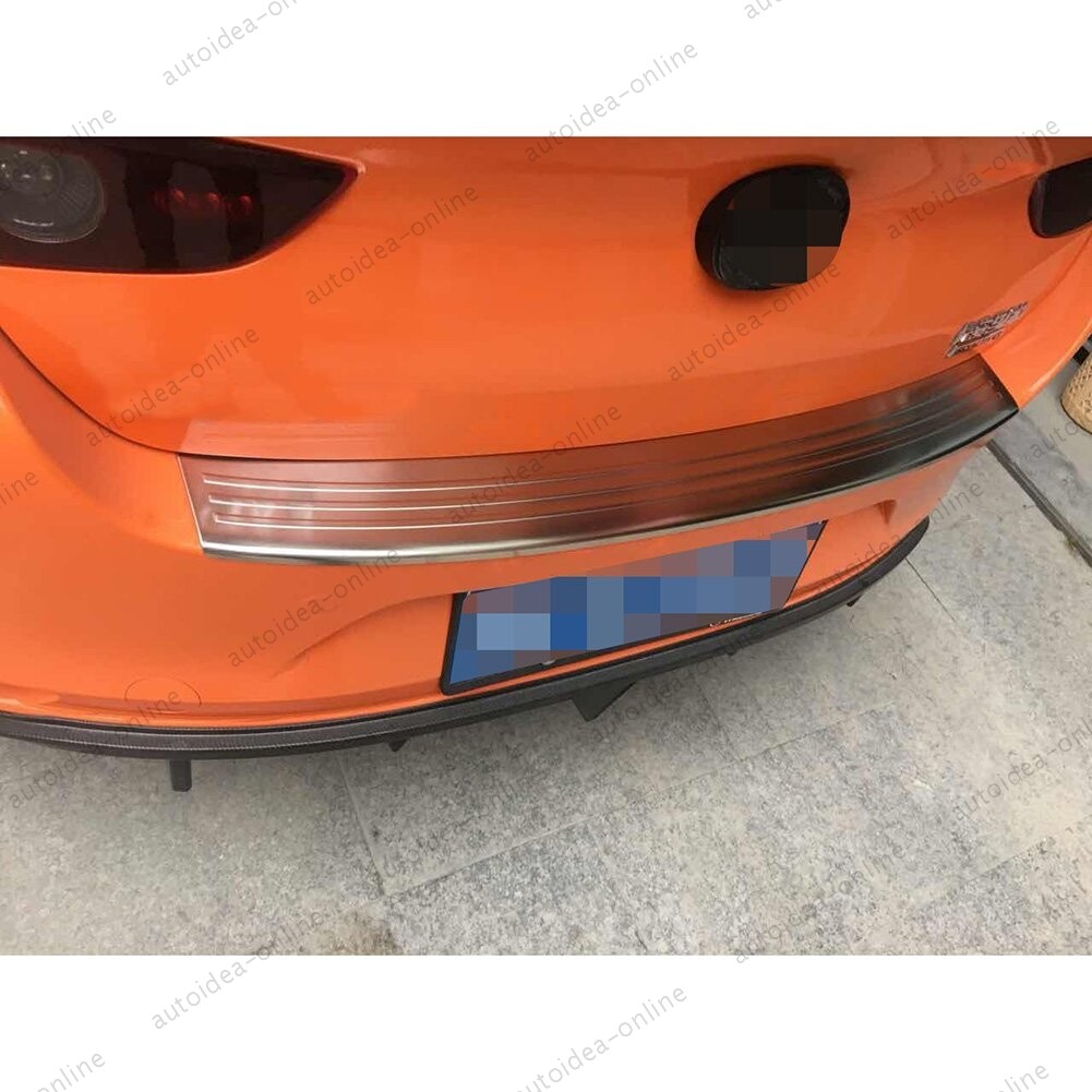 Silver Rear Bumper Sills Guard Plate Cover Trim Fit Mazda 3 Axela Sedan ...