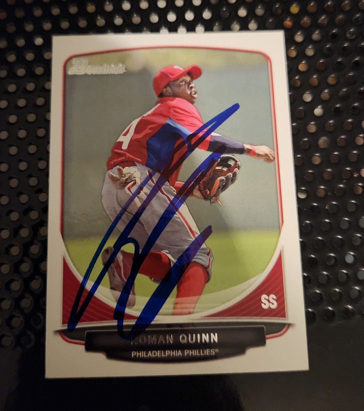 Roman Quinn Autograph Signed 2013 Bowman Philadelphia Phillies | eBay
