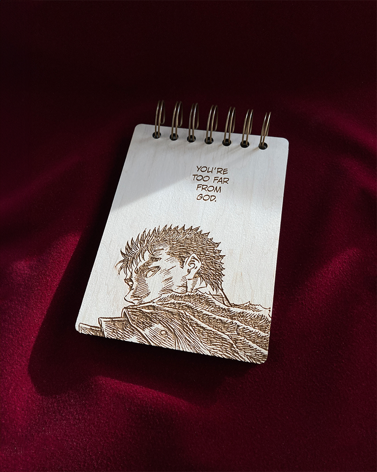 Berserk Anime Notebook - A6 - Custom Sketchbook Gift - Guts | Griffith ...