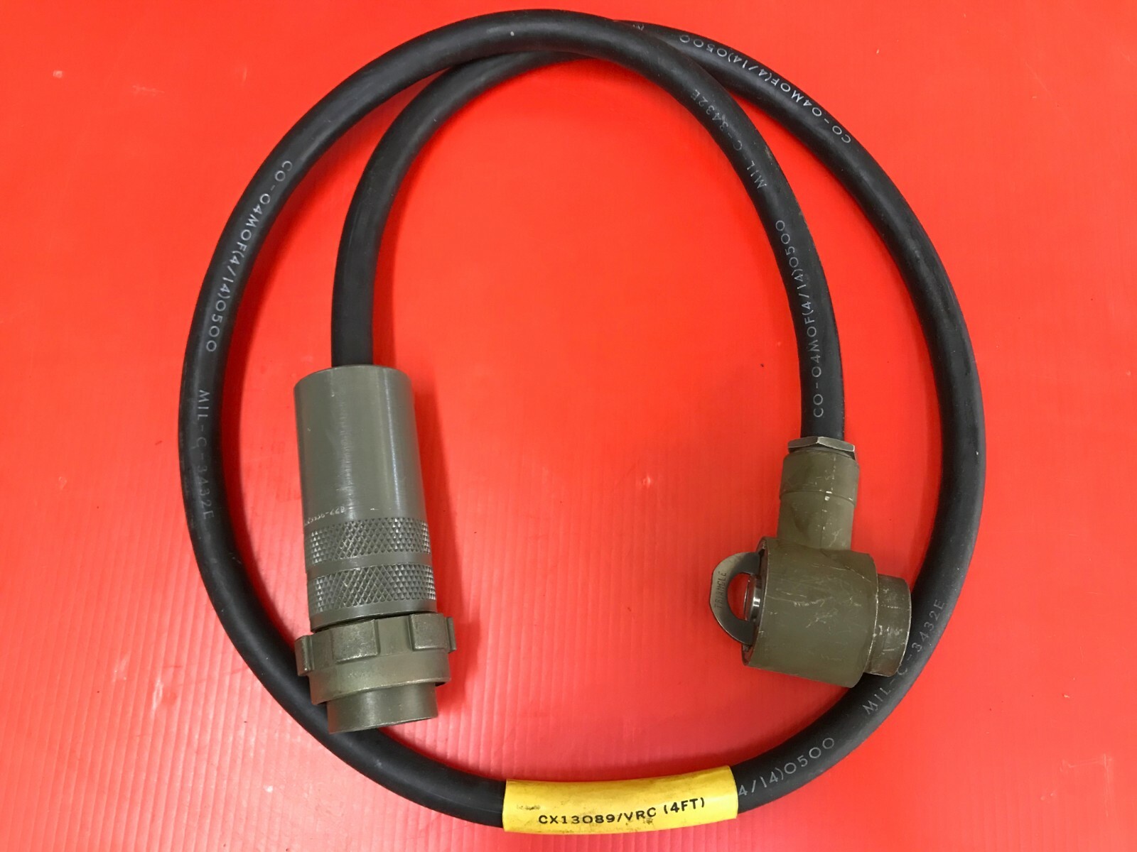 CX-13089/VRC INPUT POWER CABLE 3 FT FOR MILITARY VEHICLES JEEP, HUMVEE ...